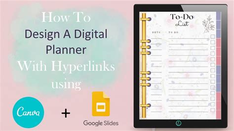 how to create a digital planner using canva and powerpoint with hyperlinks free template ft zyro