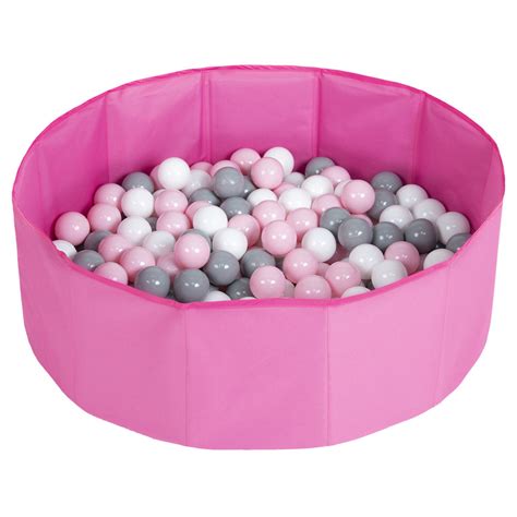 piscine à balles multicolores piscine pliable pour les enfant Rose
