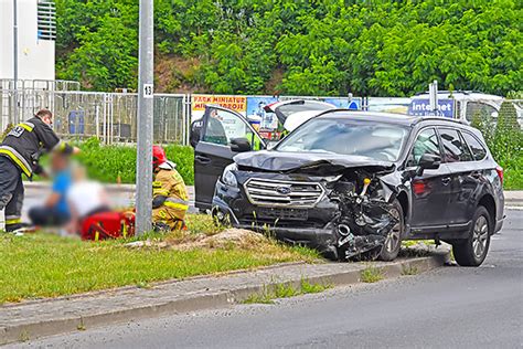 Powiat Kamieński ikamien pl Groźny wypadek na skrzyżowaniu w