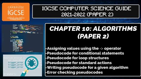 chapter 9 pseudocode and flowcharts igcse computer science guide updated for 2021 2022