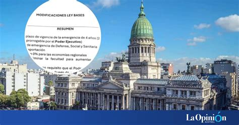 Las Modificaciones A La Ley Mnibus Que Propone El Gobierno Para Su