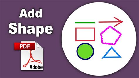 how to insert a shape into a pdf form in adobe acrobat pro dc 2022 adobe adobe acrobat