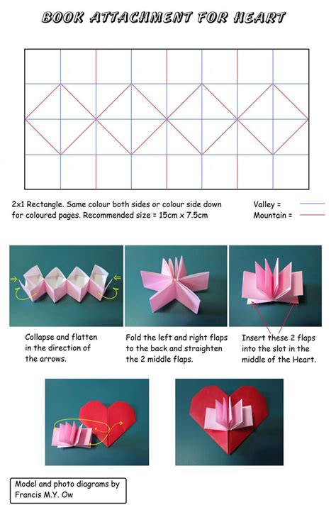 Francis Ow S Origami Diagrams Book Attachment For Heart