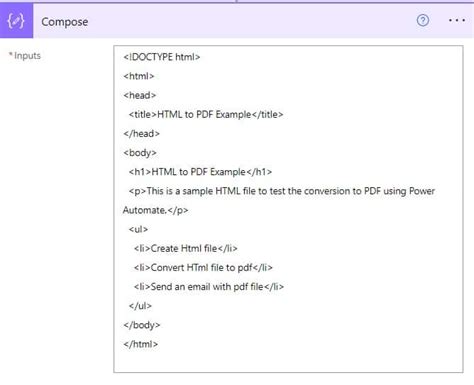 how to convert html to pdf in power automate enjoy sharepoint