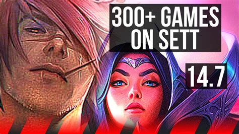 Sett Vs Irelia Top Solo Kills Games Dominating Kr