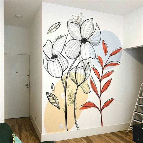 Pin de Allison Gilbert em desenhos Decoração de parede Pinturas de