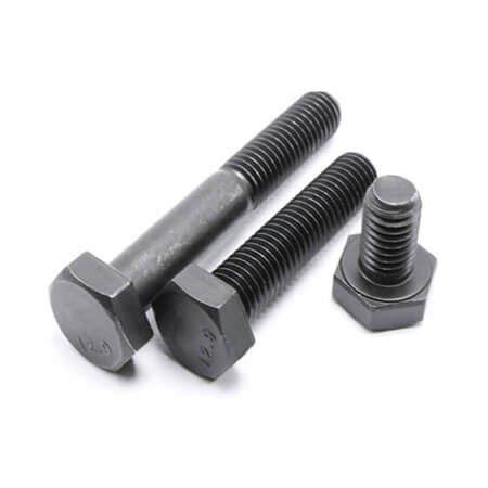 Black Gr12 9 High Strength Hex Head Bolt