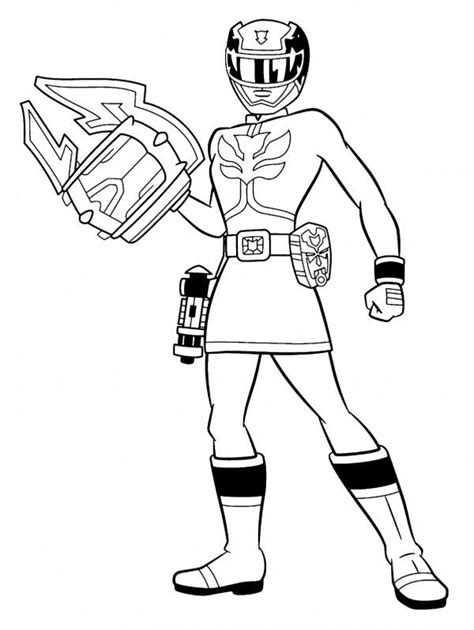 Power Rangers Super Megaforce Megazord Coloring Pages