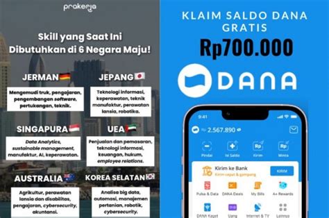 GUNAKAN NIK E KTP Untuk Klaim Saldo DANA Gratis Rp700 000 Dan Bekerja