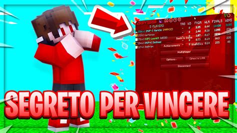 IL SEGRETO Per VINCERE Le BEDWARS Su HYPIXEL YouTube