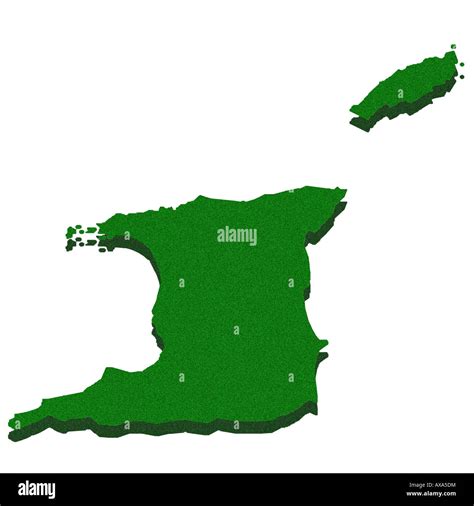 Trinidad And Tobago Map Hi Res Stock Photography And Images Alamy