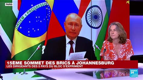 REPLAY Modi Ramaphosa Xi prennent la parole au 15ème sommet des