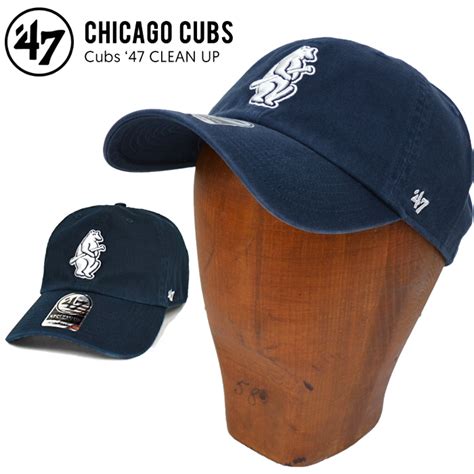 47 キャップ 47 フォーティーセブン CUBS 47 CLEAN UP CAP クリーンナップ キャップ 帽子 NAVY MLB