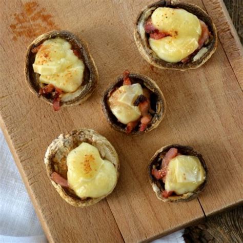 Champignons Farcis Au Lard Et Fromage Recette Tangerine Zest
