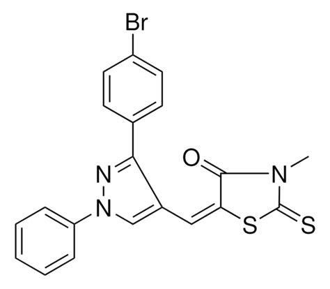 E Bromophenyl Phenyl H Pyrazol Yl Methylene Methyl