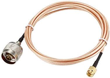 Amazon uxcell 同軸延長ケーブル ジャンパーケーブル 50 ohm SMAオス NオスRG316 3 M uxcell