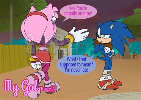 Evay Art Stream Of Consciousness Sonic And Amy Sonic Funny Sonic