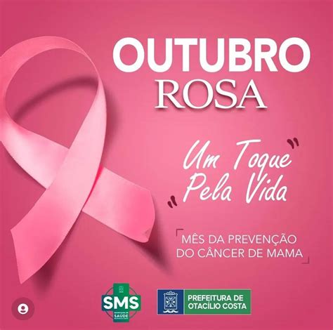 Campanha Outubro Rosa 2022 Secretaria de Saúde de Otacílio Costa
