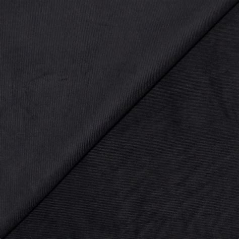 Velours côtelé 500 raies Anthracite vendu au mètre Tissu pour