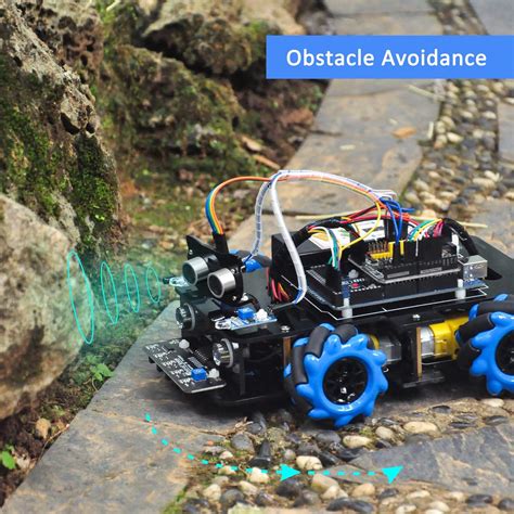 OSOYOO Omnidirectional Mecanum Wheels Robot Car Kit For Arduino Coding