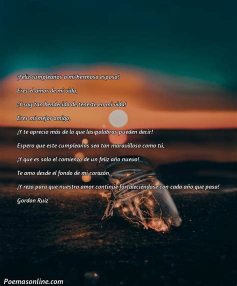 5 Mejores Poemas de Cumpleaños para Esposa Poemas Online