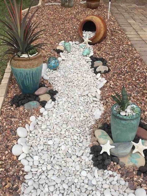 River Rock Garden Ideas
