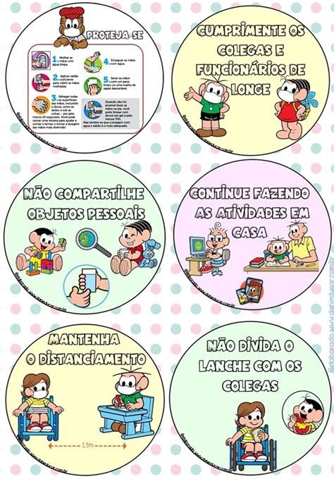 Combinados a turma da Monica Danieducar Rotina na educação