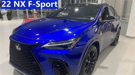 Lexus Nx F Sport In Ultrasonic Blue Mica K Youtube