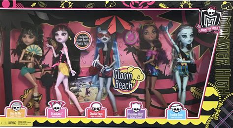 Buy Monster High GLOOM BEACH 5 DOLL SET W EXCLUSIVE GHOULIA YELPS