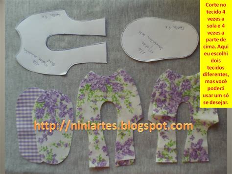 Nini Artes Molde sandália de bebê