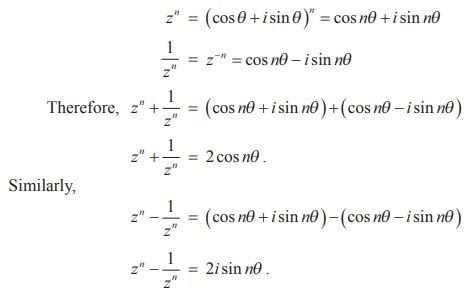 Solved Example Problems On De Moivres Theorem