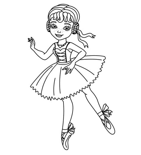 Pin de boyer em coloriage a imprimé Bailarina para colorir Desenhos