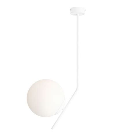 Lampa wisząca Zenith S biały stożek ardant pl