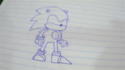 Como Dibujar A Sonic Clasico Sonic The Hedgehog Youtube