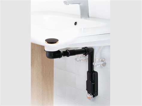 Sifone Salvaspazio Spazio Bagno Nt Nero