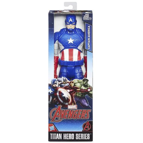 Boneco Vingadores Titan Hero Capitão América Hasbro A sua Loja de