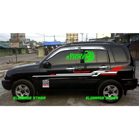 Jual Stiker Mobil Suzuki Escudo Cutting Stiker List Body Mobil Escudo