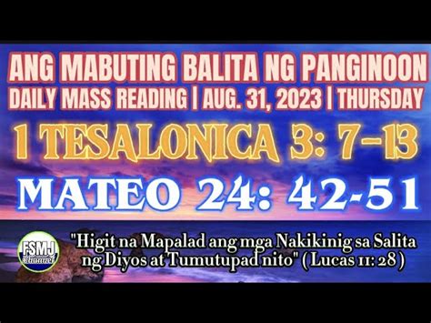 Ang Mabuting Balita Ng Panginoon July Ang Salita Ng Diyos