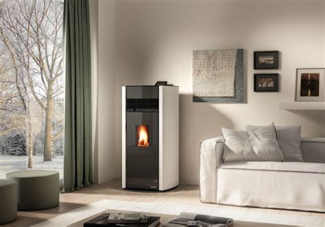 Poêle á granulés Ecofire Bianca Lux 12 air Palazzetti