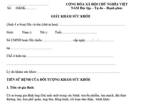 Mẫu Giấy xác nhận đủ sức khỏe đi làm sớm sau sinh mới nhất 2024