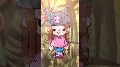 Kuromi In Toca Boca Short Tocalifeworld YouTube Paper Book Paper