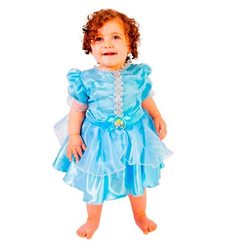 Fantasia Cinderela Bebê Baby Princesa Disney