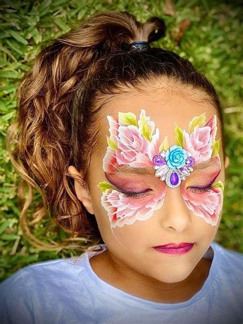 Bodypaint Butterfly Face Paint Fx Makeup Face Paintings Butterflies
