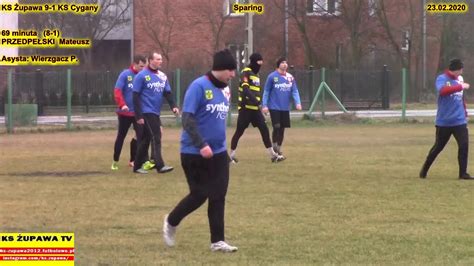 Sparing KS Żupawa 9 1 KS Cygany 8 1 Przedpełski Mateusz 23 02 2020