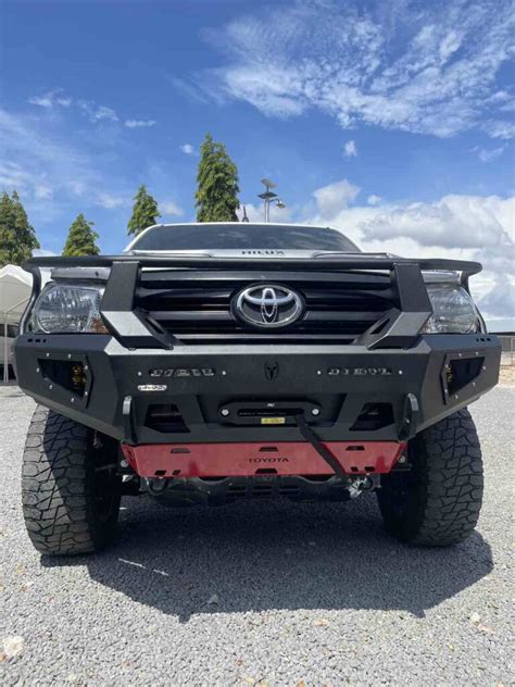 Defensa Delantera Con Tubos Hilux Revo Rocco Rudo4x4