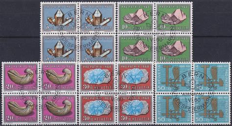 1960 Pro Patria B96 B100 Viererblöcke ET Stempel SBK 100 Kaufen