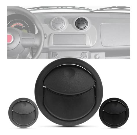 Kit Difusor Saída Ar Fiat Uno Vivace Fiorino Redondo Parcelamento sem