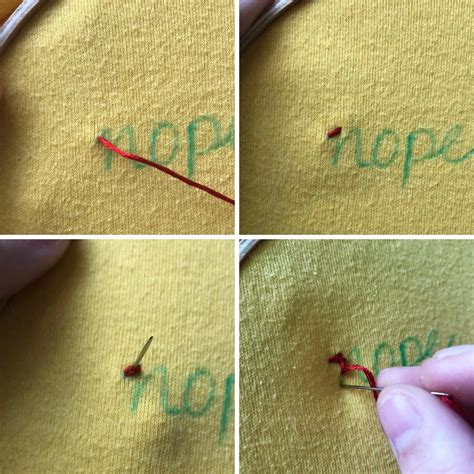 How To Embroider Words Onto Clothing Stitch Sayings Crewel Ghoul