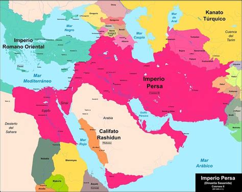 Imp Rio Persa Sas Nida S Vi Vii Mapas Hist Ricos Geografia Mapa