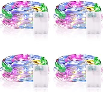 Vacoulery Guirlande Lumineuse LED à Piles 2M 20 LEDs Mini Guirlande LED